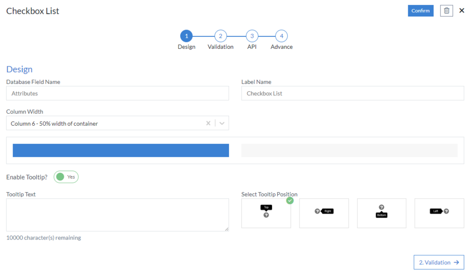Checkbox List No Code Software Platform Applications NCAMEO