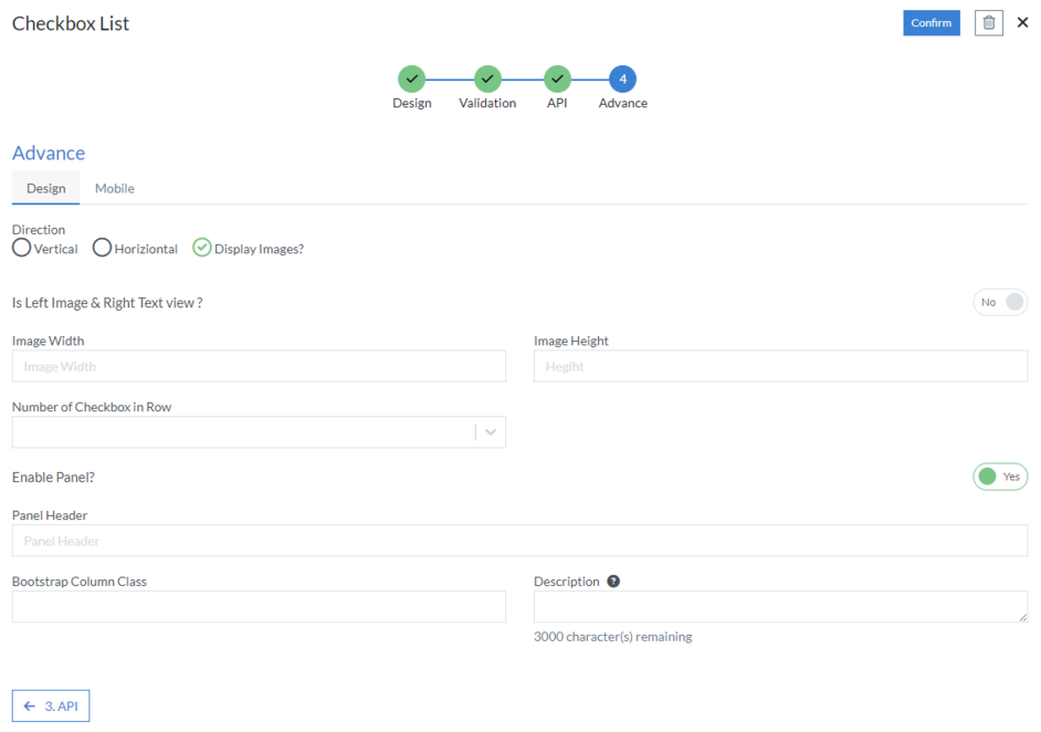 Checkbox List - No-Code Software Platform | Applications | NCAMEO