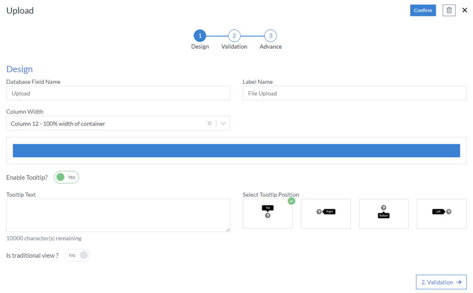 File Upload - No-Code Software Platform | Applications | NCAMEO
