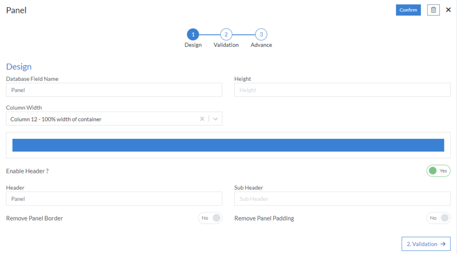 Panel - No-Code Software Platform | Applications | NCAMEO