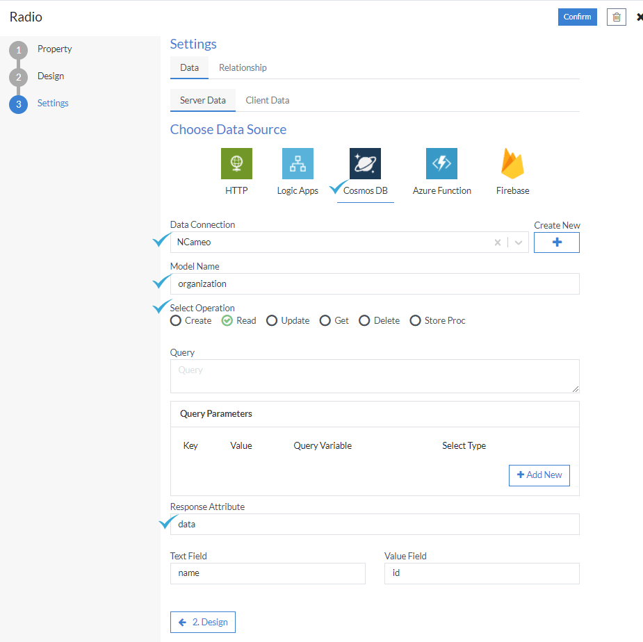 Radio List - No-Code Software Platform | Applications | NCAMEO