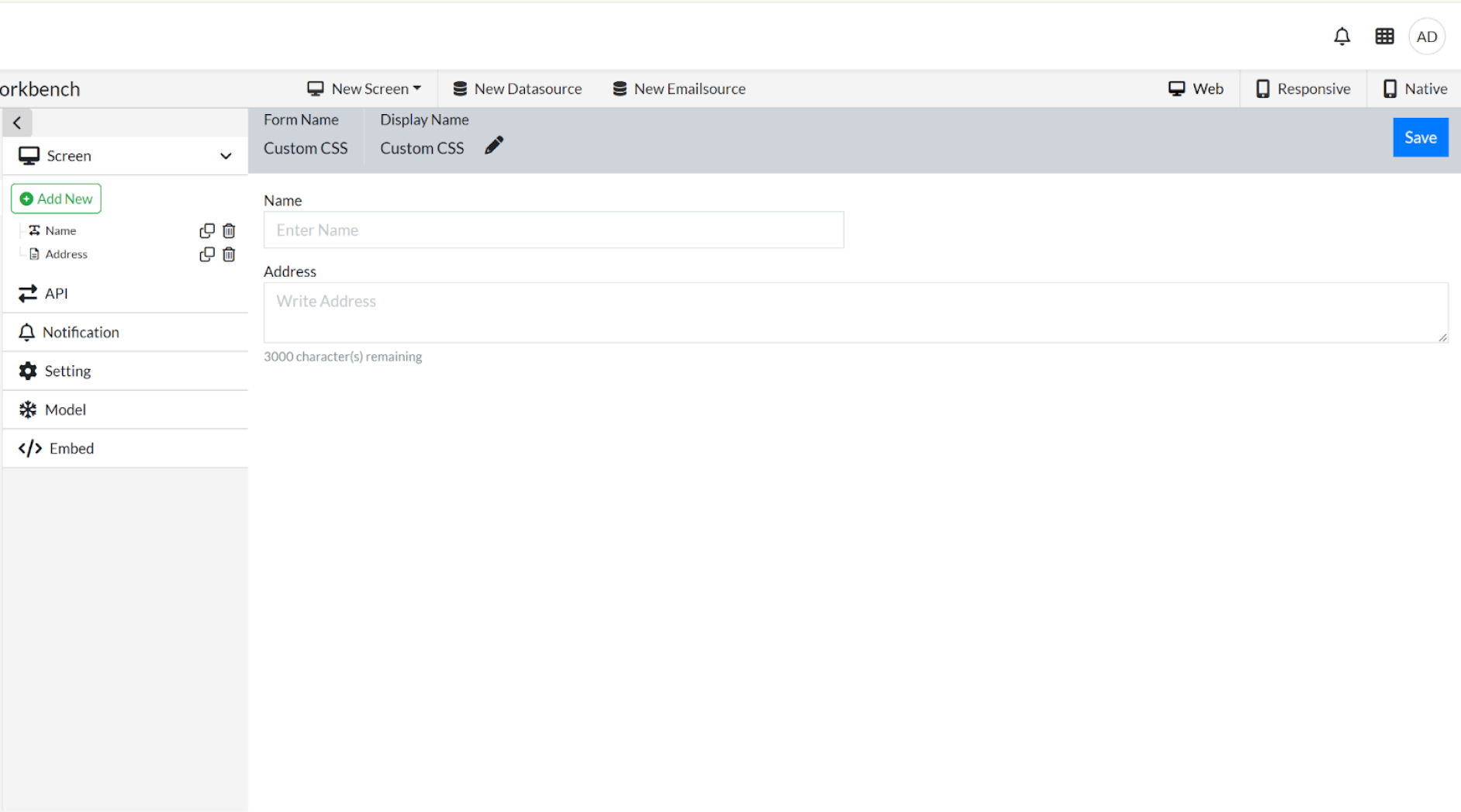 Custom Css Configuration No Code Software Platform Applications
