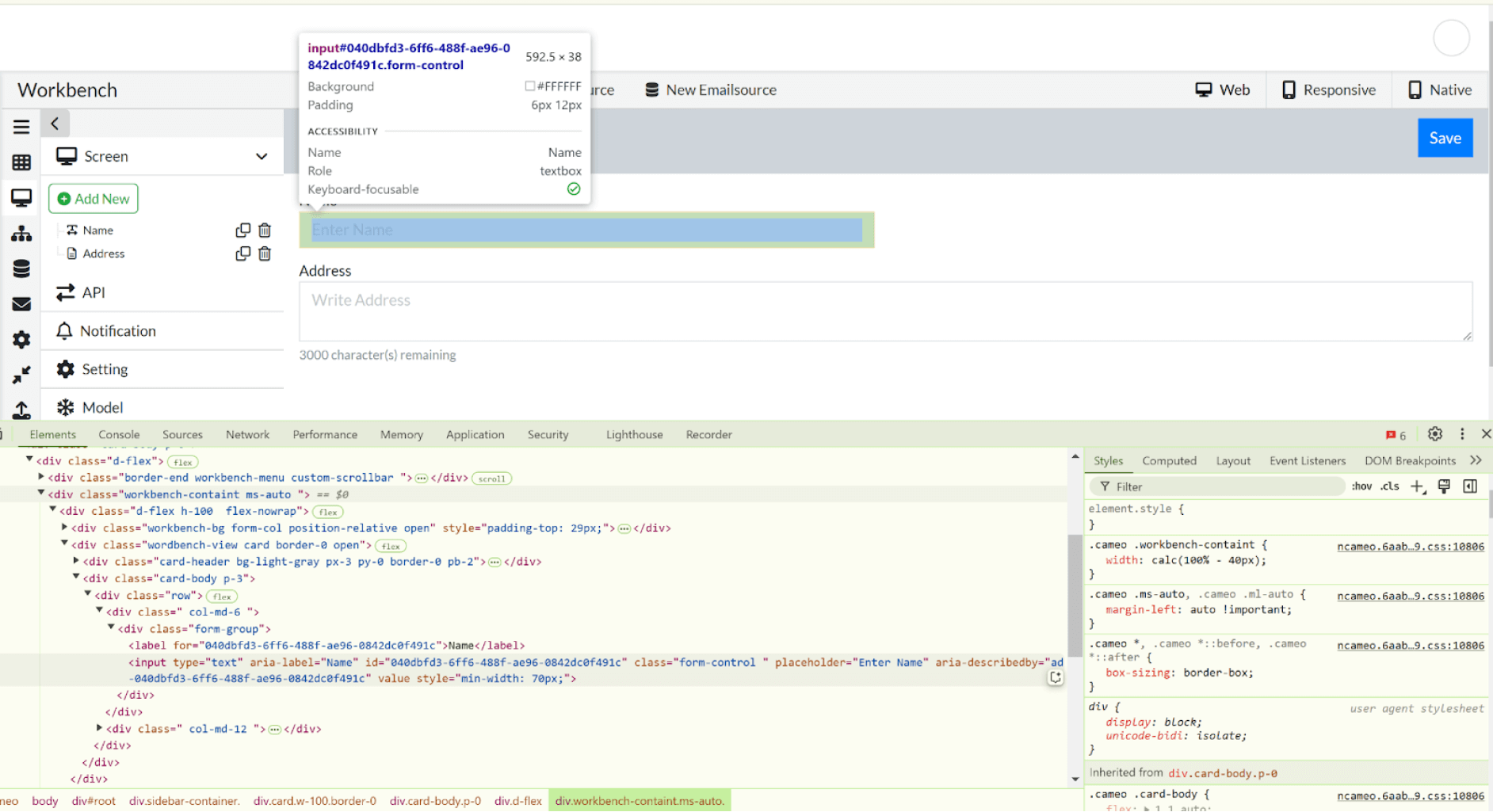 Custom Css Configuration No Code Software Platform Applications