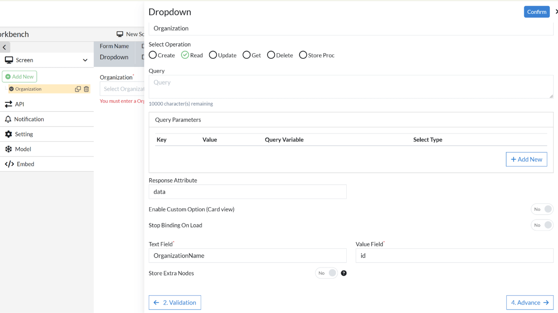 Dropdown Binding - No-Code Software Platform | Applications | NCAMEO