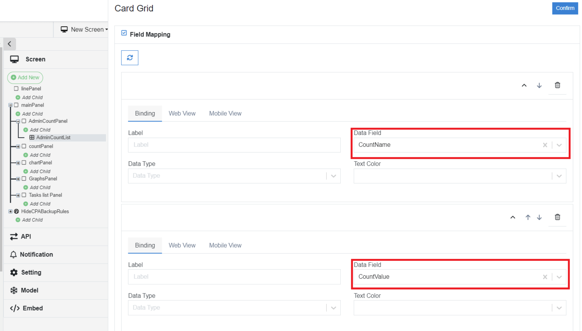Filter Dashboard No Code Software Platform Applications Ncameo