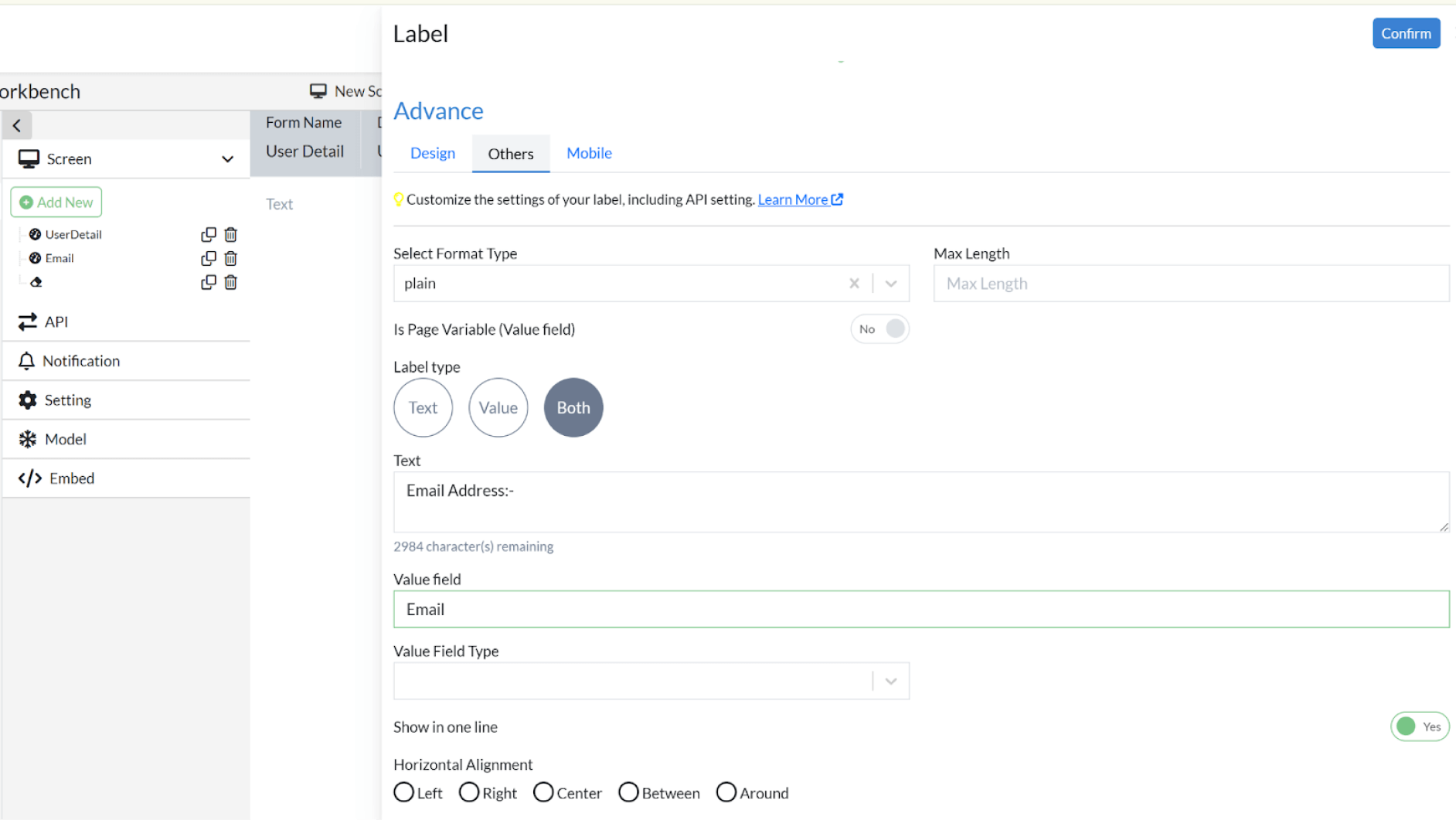 Get User Details Through Hidden Field - No-Code Software Platform | Applications | NCAMEO