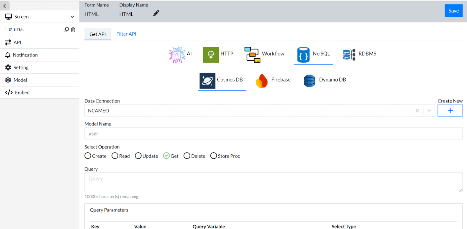 Html Configuration No Code Software Platform Applications Ncameo