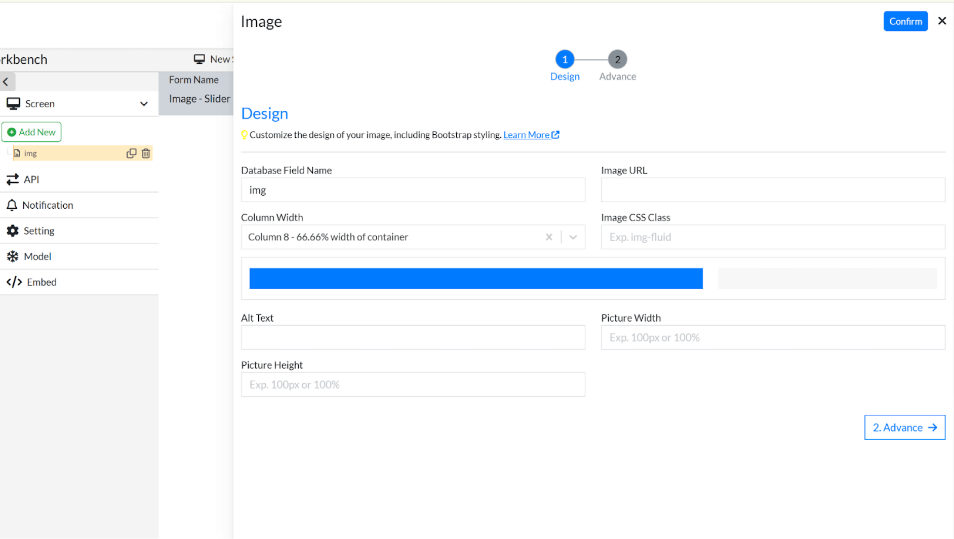 Image Slider View - No-Code Software Platform | Applications | NCAMEO