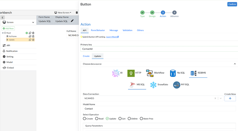 Update Sql No Code Software Platform Applications Ncameo