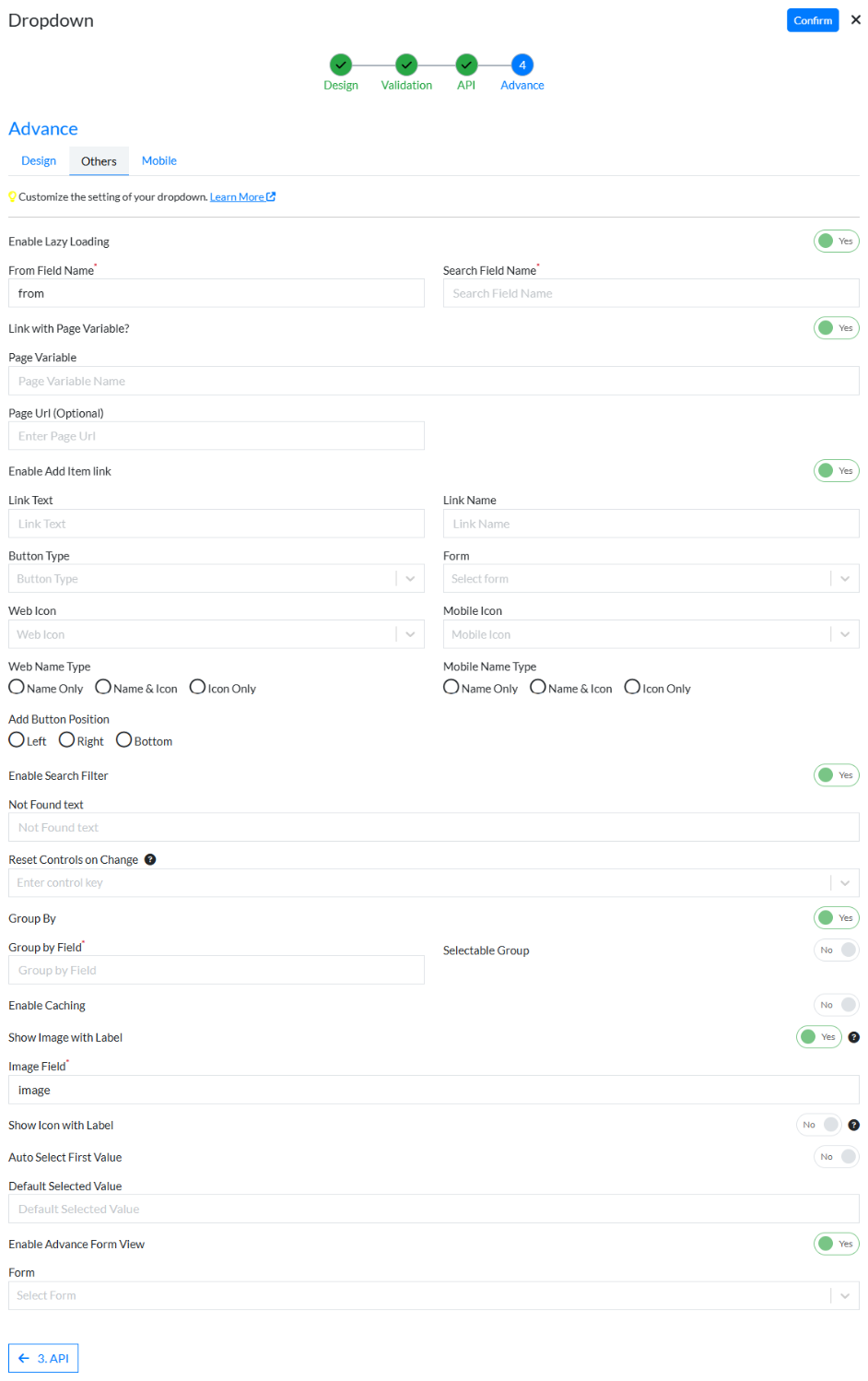 Dropdown No Code Software Platform Applications Ncameo
