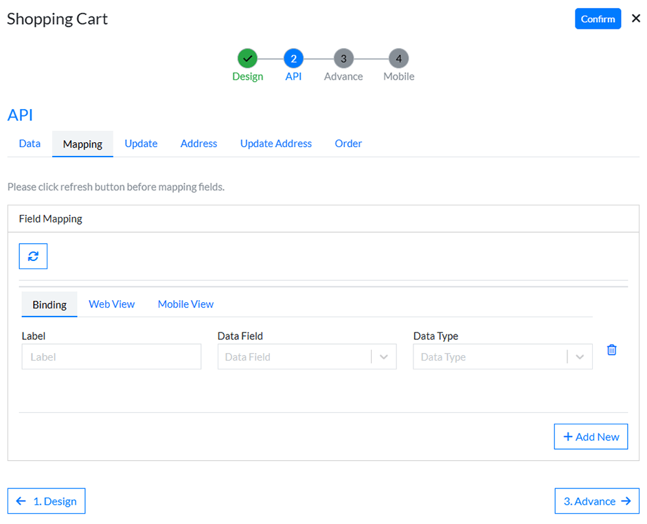 Shopping Cart No Code Software Platform Applications Ncameo