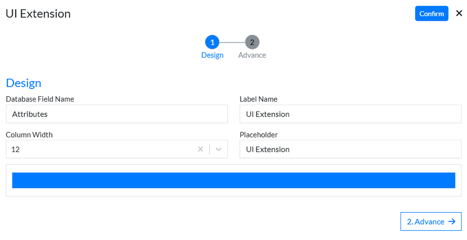 UI Extension - No-Code Software Platform | Applications | NCAMEO