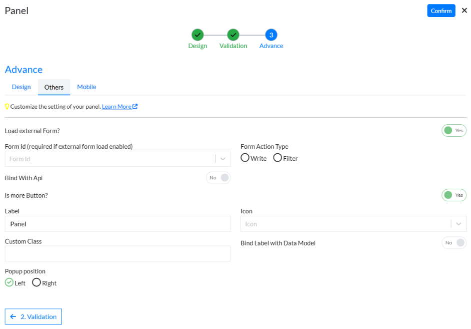 Panel - No-Code Software Platform | Applications | NCAMEO