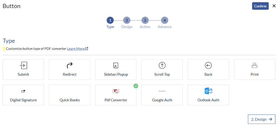 Button - No-Code Software Platform | Applications | NCAMEO