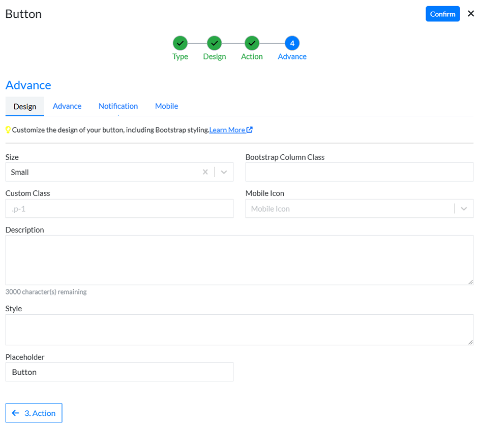 Button - No-Code Software Platform | Applications | NCAMEO