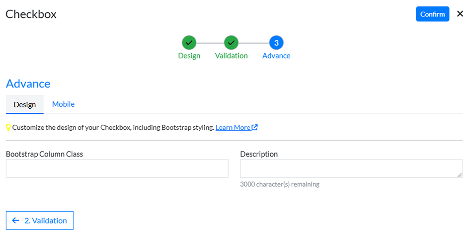 Checkbox - No-Code Software Platform | Applications | NCAMEO