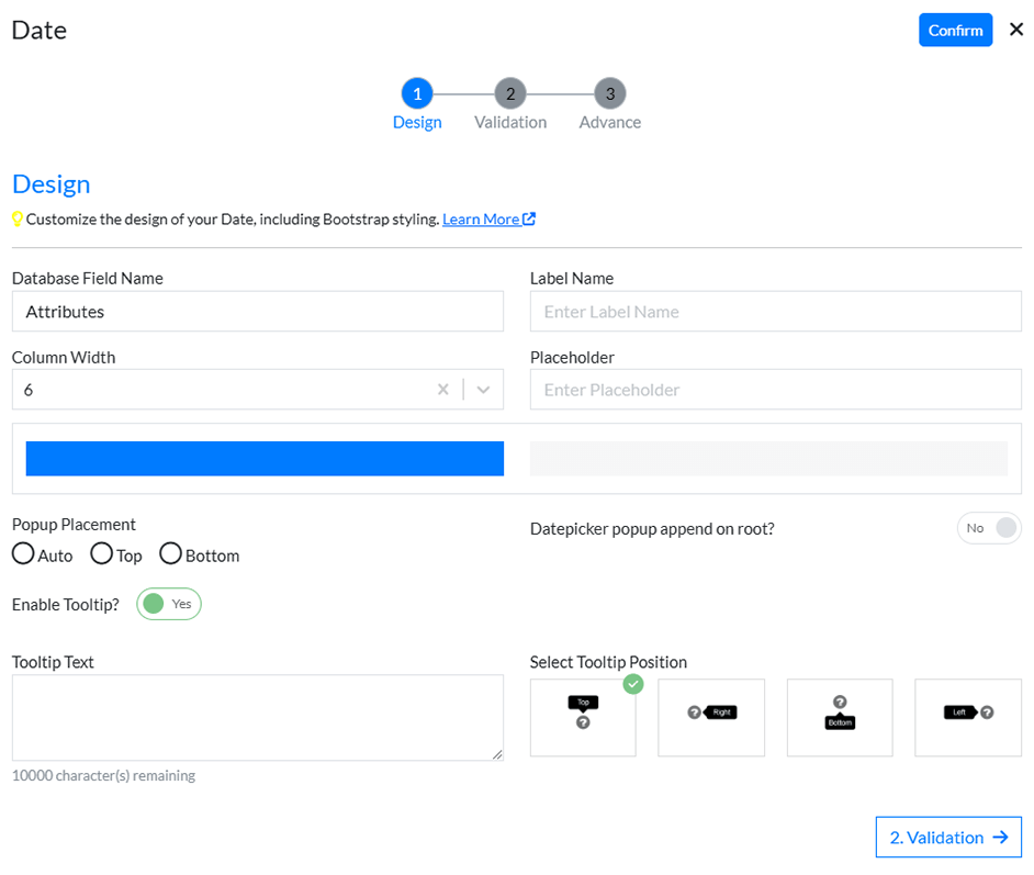 Date - No-Code Software Platform | Applications | NCAMEO