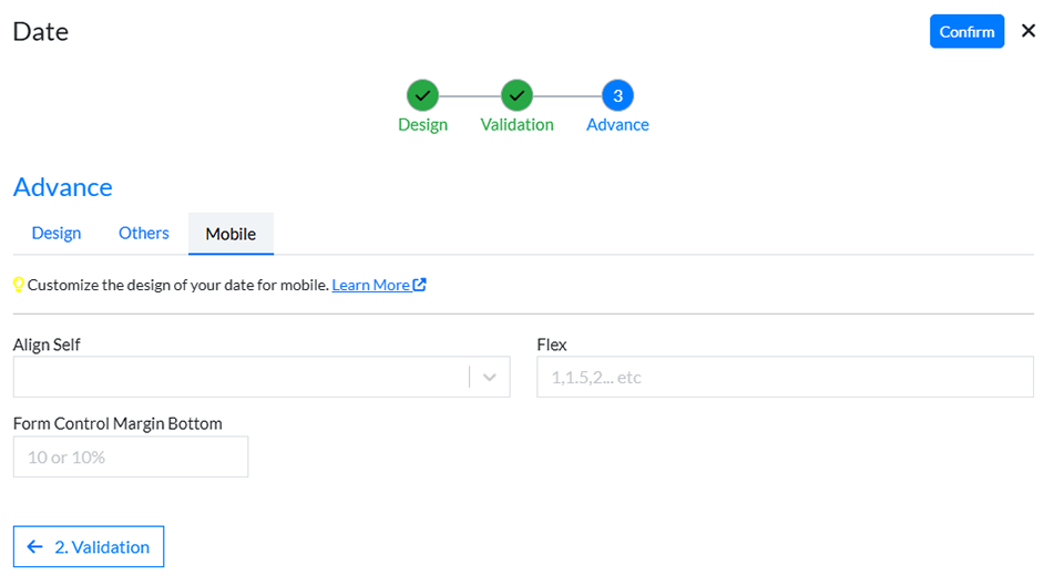 Date - No-Code Software Platform | Applications | NCAMEO