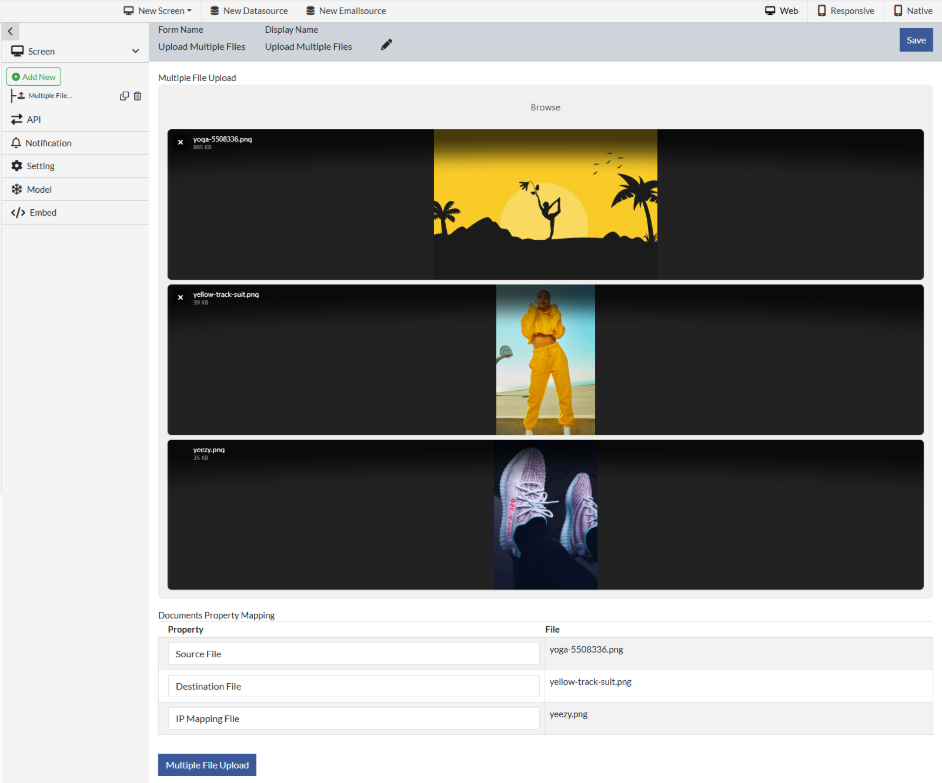 File Upload - No-Code Software Platform | Applications | NCAMEO