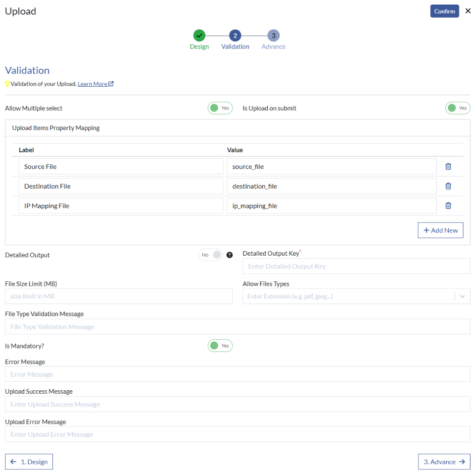 File Upload - No-Code Software Platform | Applications | NCAMEO