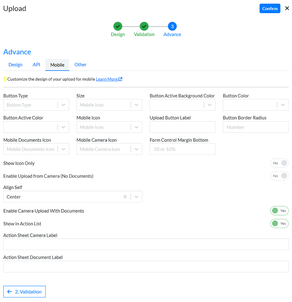 File Upload - No-Code Software Platform | Applications | NCAMEO