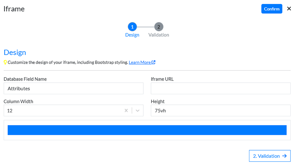 IFrame - No-Code Software Platform | Applications | NCAMEO