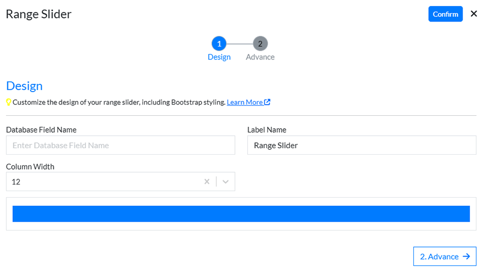 Range Slider - NCAMEO