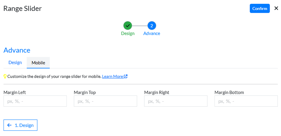 Range Slider - NCAMEO